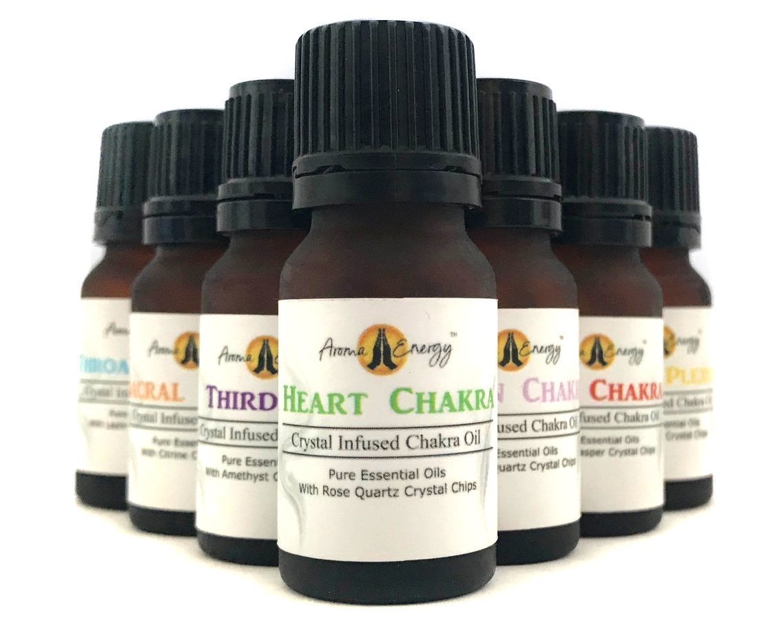 Aroma Energy Crystal Chakra Oils | Leading UK Supplier | Essential Oil