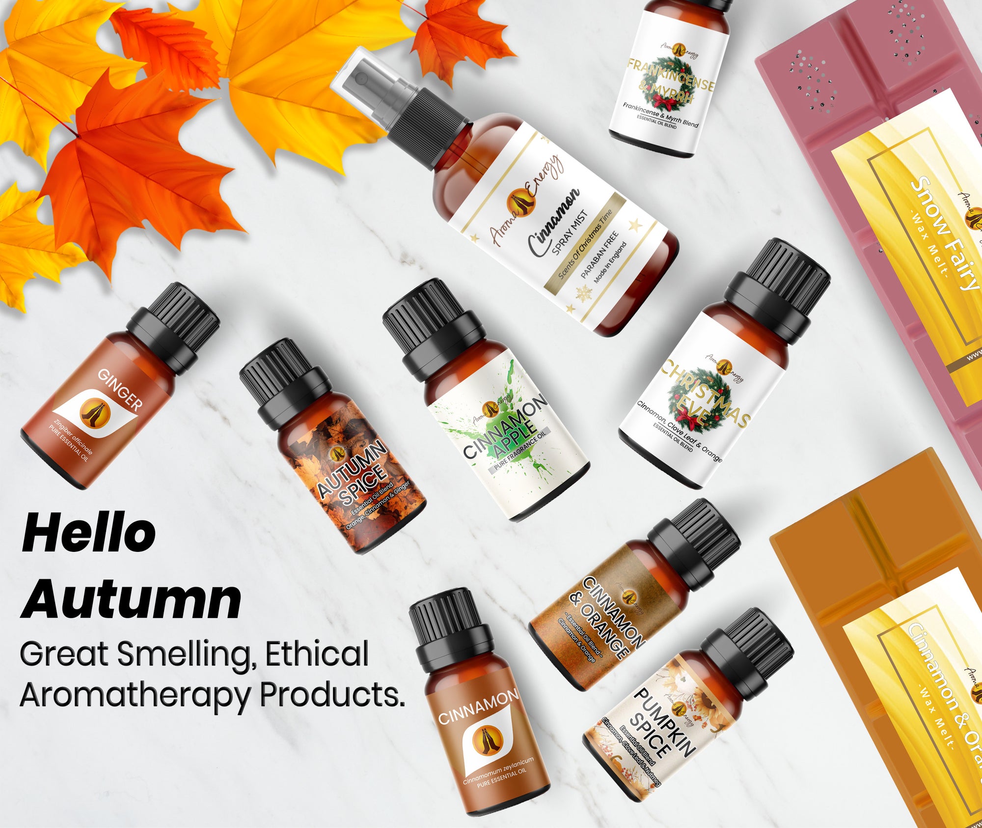 Aroma Energy | Essential & Fragrance Oil, Wax Melt & Diffusers
